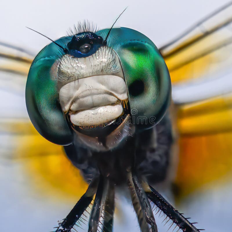 Dragonfly Macro Photography Stock Image - Image of defokused, damselfly ...
