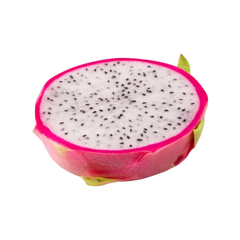 Dragonfruit or Pitaya Isolated on a White Background Stock Image ...