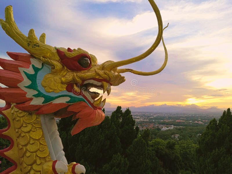 Dragons breathing fire stock image. Image of breathing - 78771059