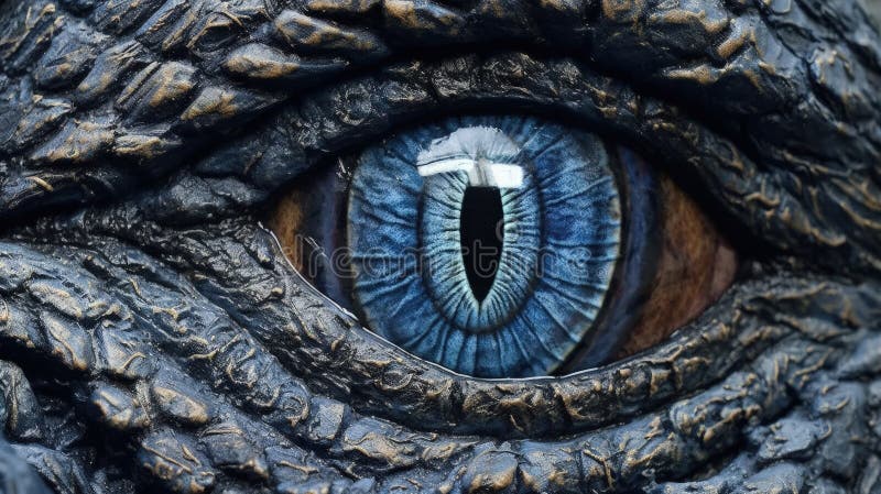 Dragons Gaze Eye Artwork stock illustration. Illustration of artwork ...