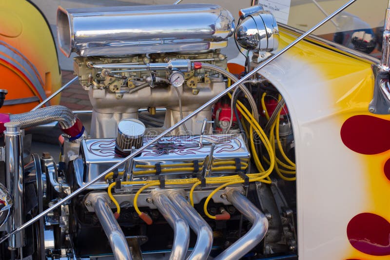 Dragster High Performance Motor Editorial Image - Image of drag, custom ...