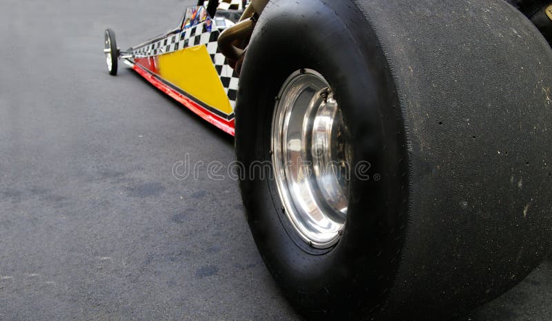 Dragster race car stock photo. Image of automobile, rubber - 56685952