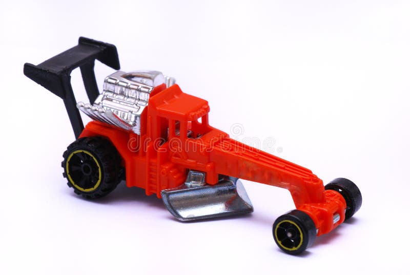 Dragster rojo Toy Car imagen de archivo. Imagen de distancia - 77783201