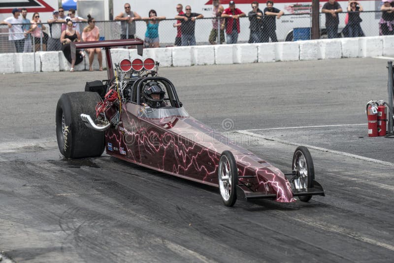 Dragster on the track editorial stock image. Image of competitor - 54999364