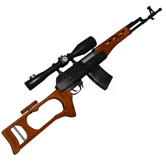 Dragunov Sniper Rifle Illustration Stock Illustrations – 4 Dragunov ...