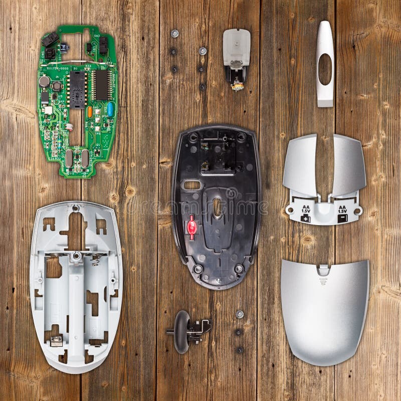 Drahtlose Computermaus stockbild. Bild von elektronisch - 33238383