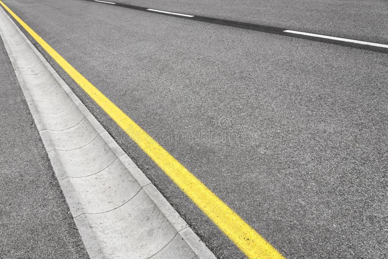 Drain Channel on the Asphalt Road. Stock Photo - Image of heavy, inlet ...