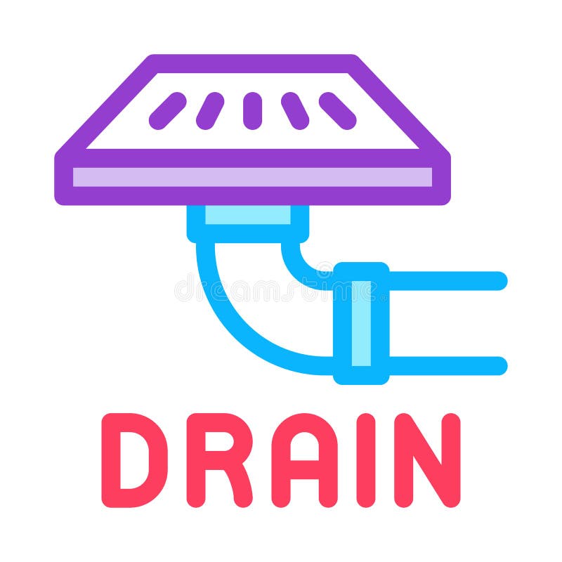 Drain Grate Icon Vector Outline Illustration Stock Vector ...