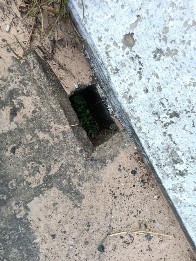 Drainage Holes beside Reinforced Concrete Bridges Stock Image - Image ...