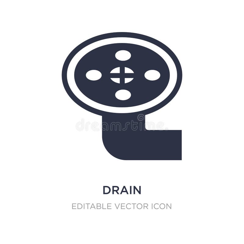 Drain Icon Vector Isolated On White Background, Drain Sign Stock Vector ... Drain Icon Vector Isolated On White Background, Drain Sign Stock Vector ...