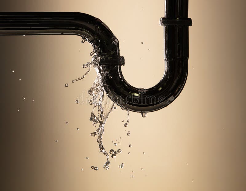 Drain Leak Water from Pipe Plumbing in Bathroom As Water always Drop ...
