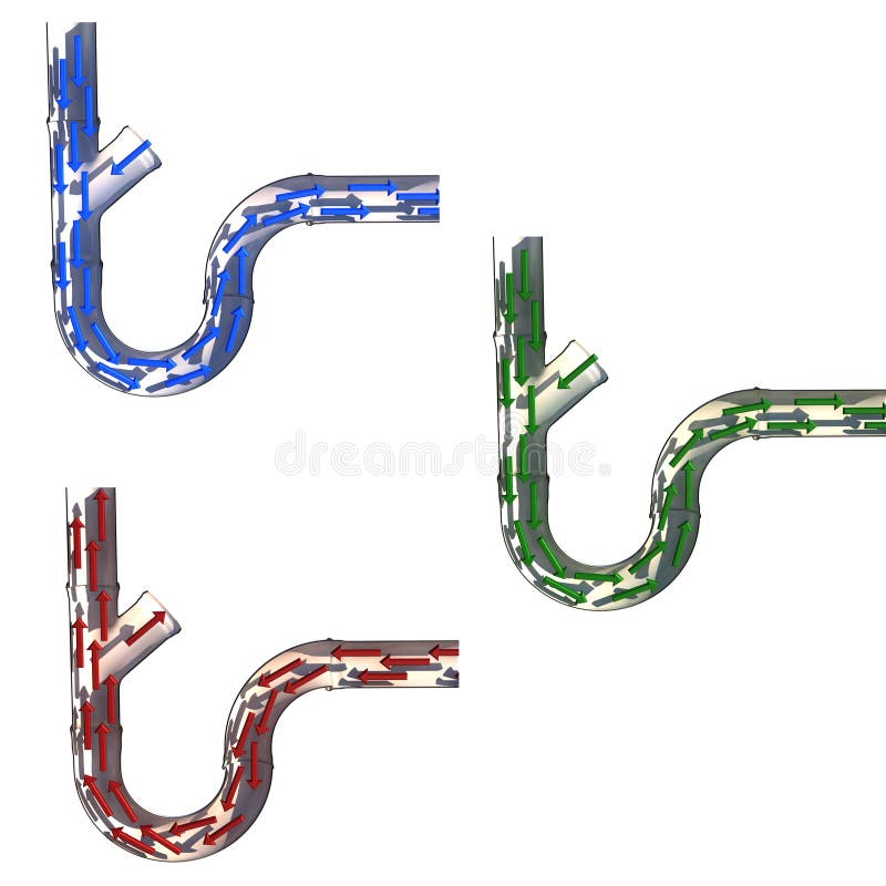 Drain pipe stock illustration. Illustration of flowing - 15471534