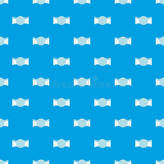Drain Pipe Pattern Seamless Blue Stock Vector - Illustration of ...