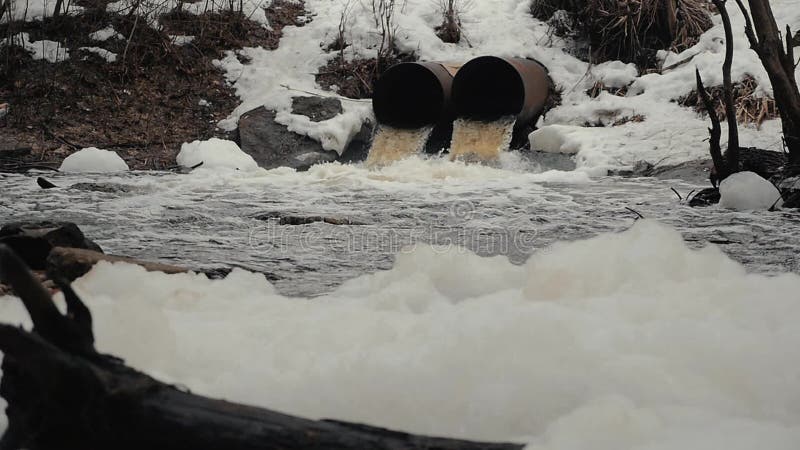 Drain Pipes, Environmental Pollution. Drainage System Flood Protection ...