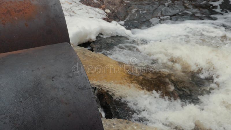 Drain Pipes, Environmental Pollution. Drainage System Flood Protection ...