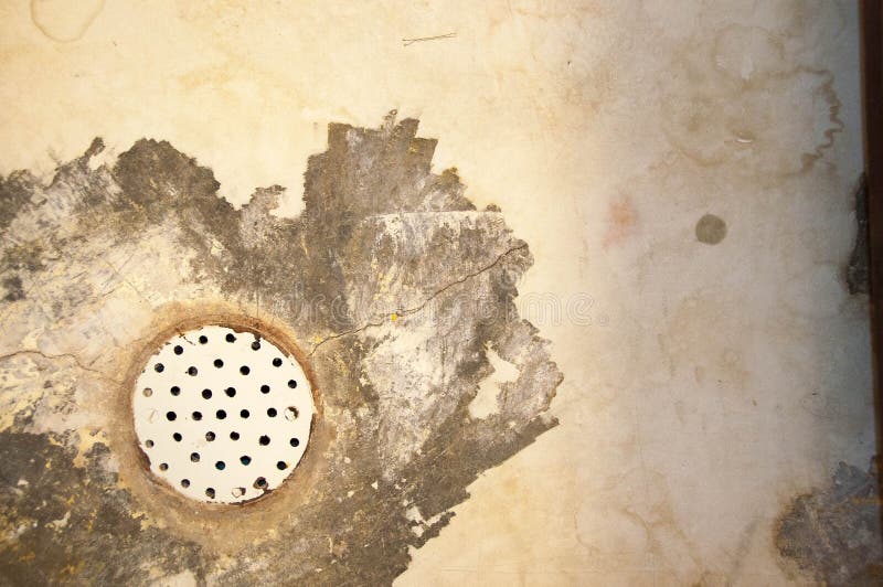 Drain Texture Bathroom Construction Stock Image - Image of shower ...