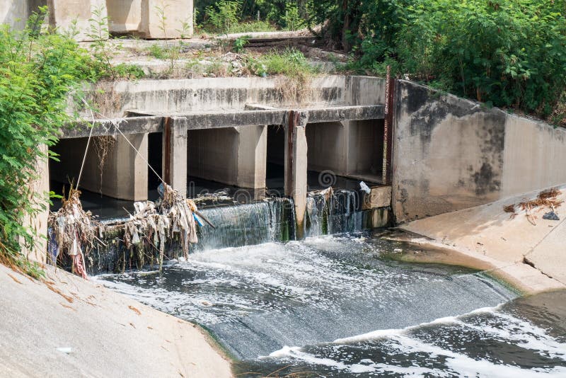Drain water stock image. Image of park, drainage, clear - 76979649