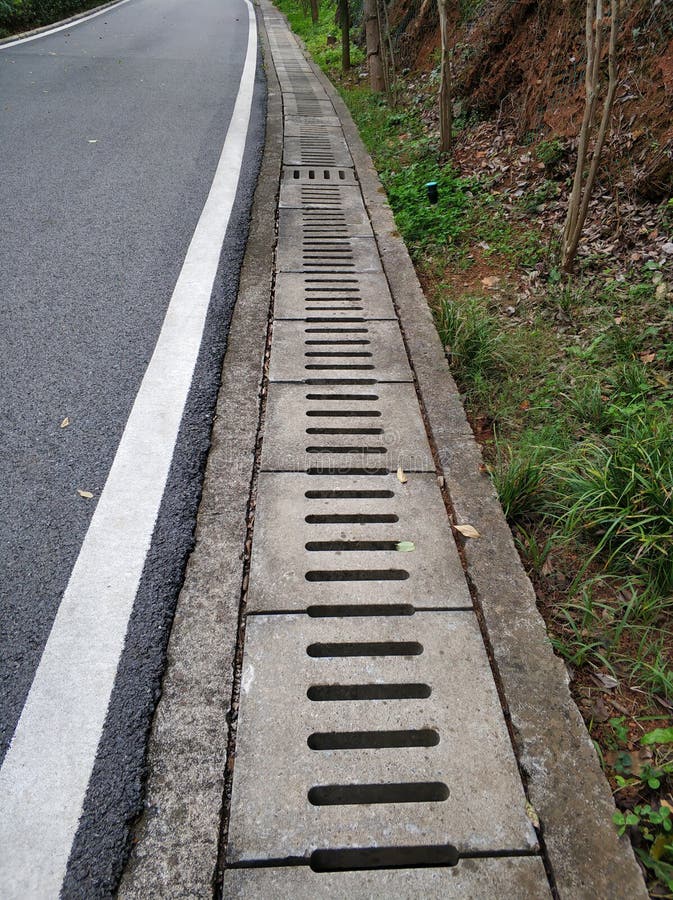 Drainage ditch stock photo. Image of setting, cement - 234421846