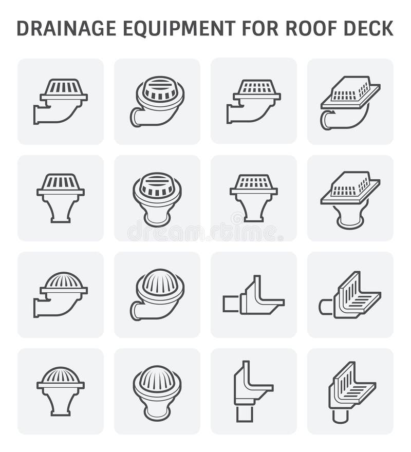 Drainage equipment icon stock vector. Illustration of construction ...
