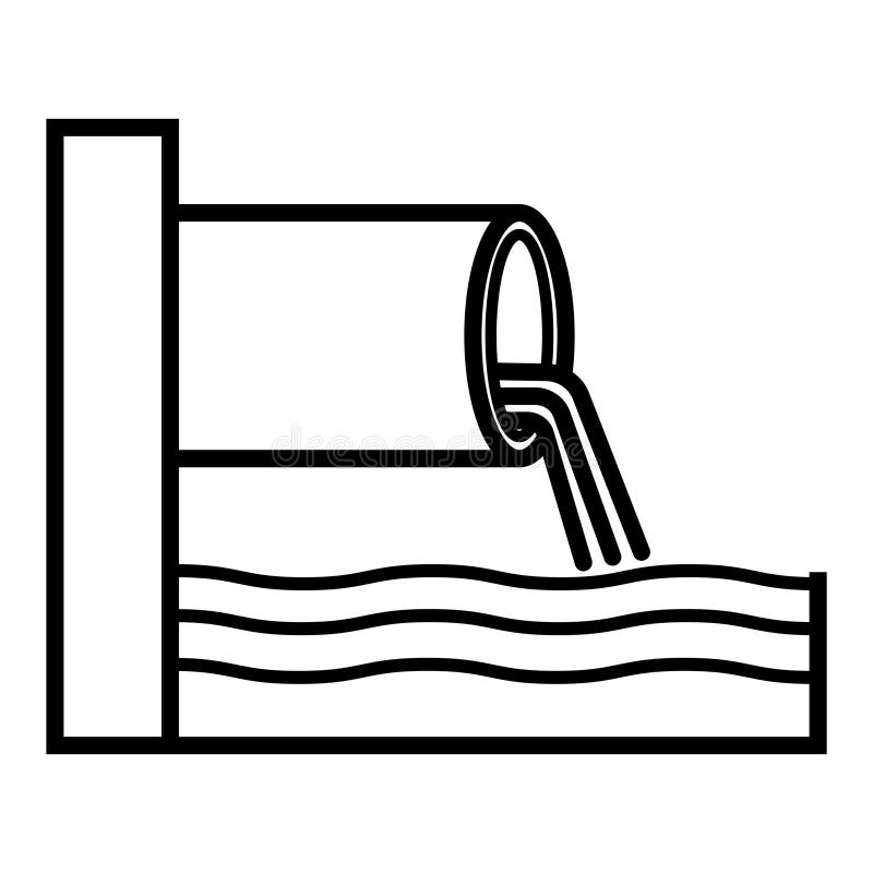 Drainage system icon stock vector. Illustration of liquid - 336797565