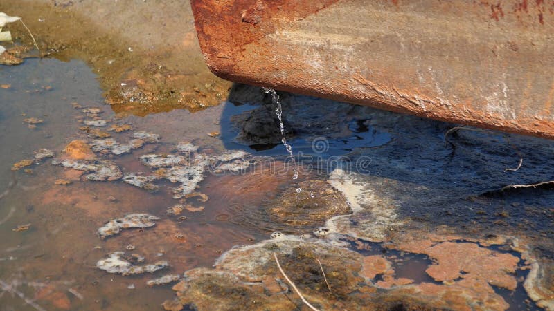 Drainage System of Sand Quarry Stock Footage - Video of conduit ...