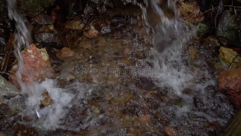 Rain Water Drops Falling on the Window Pane and Sliding Down on a Rainy ...