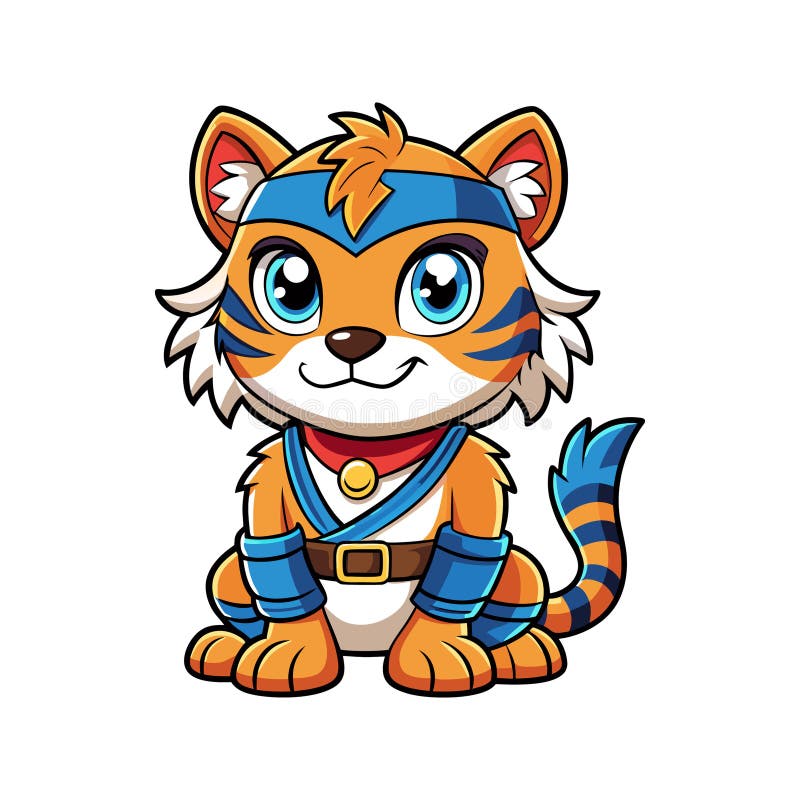 Drained Tiger Cub Building with LEGO Stock Vector - Illustration of ...