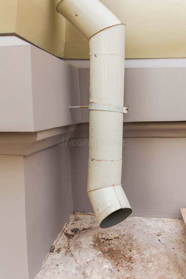 Draining drainage pipe stock image. Image of uninterrupted - 169893037