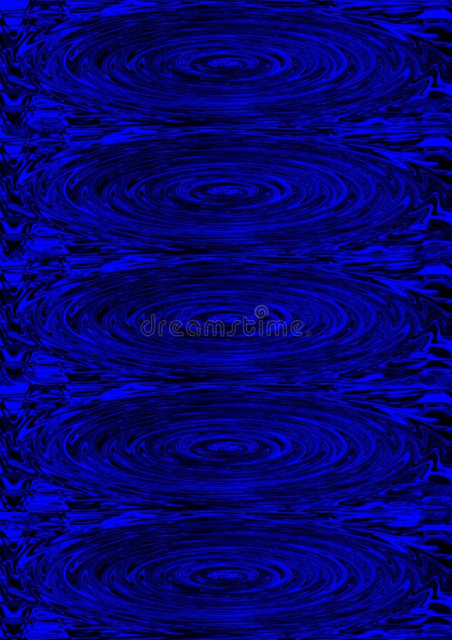 Drak Blue Wave Pattern on Black Background. Stock Illustration ...