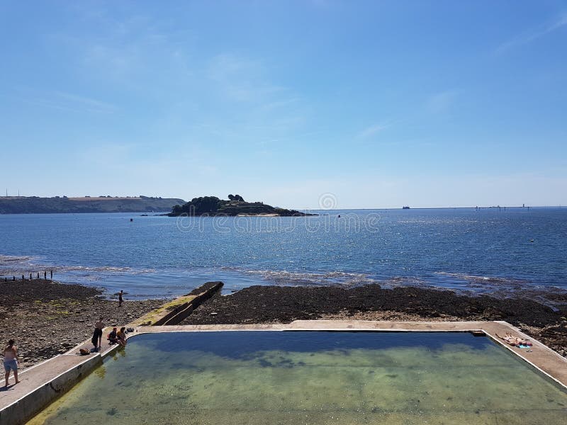 Devils Point Looking Towards Plymouth Devon Uk Stock Image - Image of ...