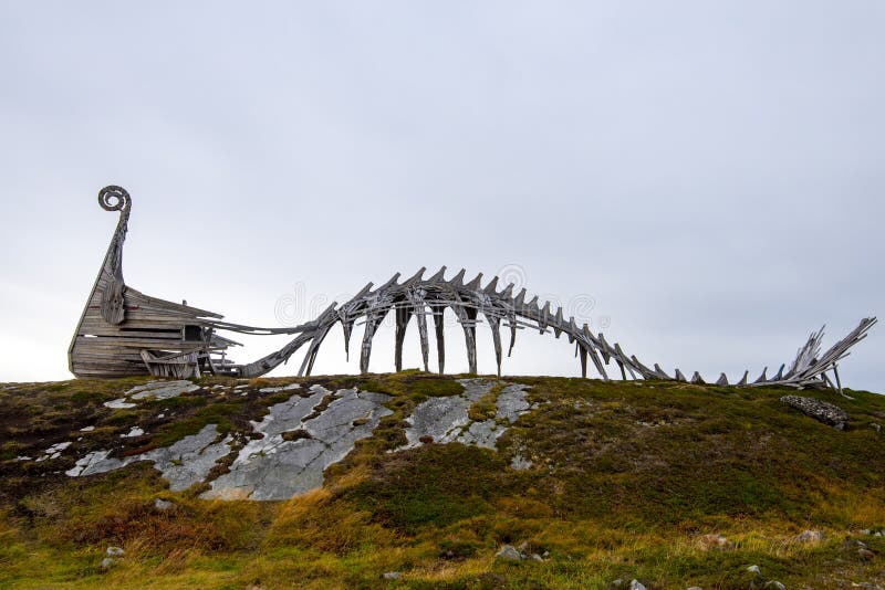 Drakkar Leviathan Ship stock photo. Image of sail, ancient - 394954566