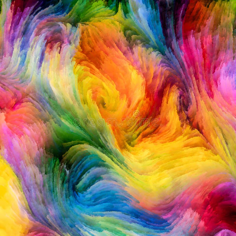 Paradigm of Digital Paint stock illustration. Illustration of ...