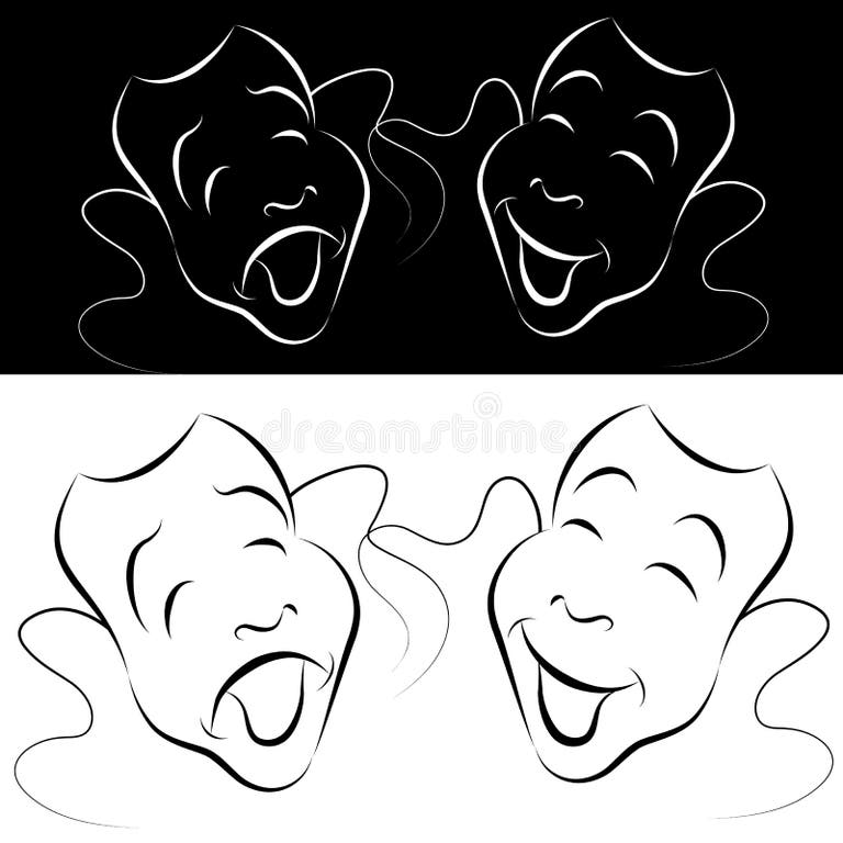 Drama Mask Stock Illustrations – 15,599 Drama Mask Stock Illustrations ...