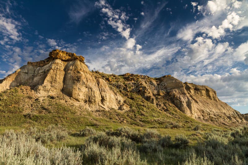 Dramatic Coulee Landscape stock image. Image of beautiful - 298301973
