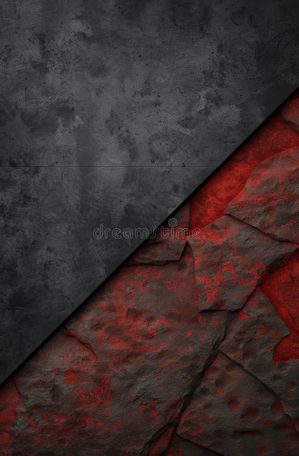 Dramatic Abstract Background with Dark and Red Textures Stock ...