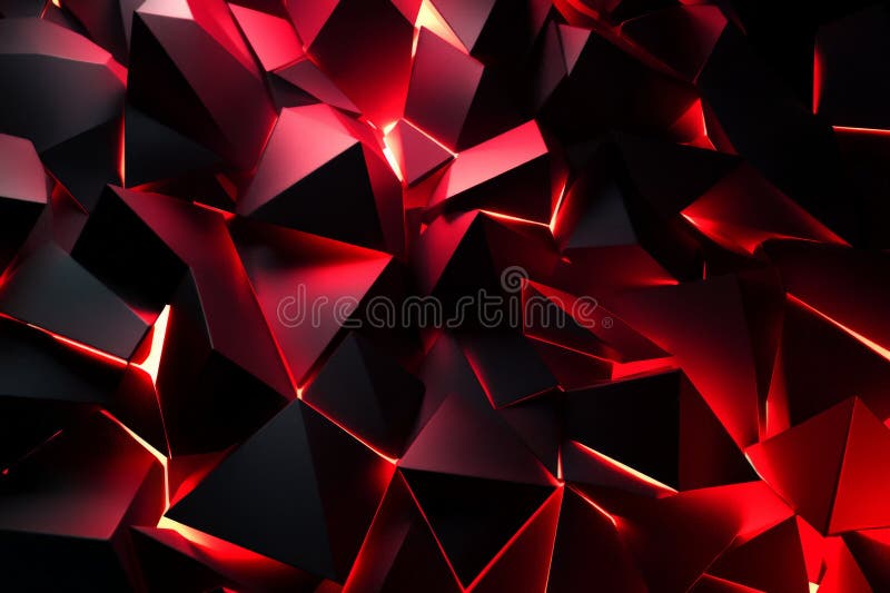 A Dramatic Abstract Background with Deep Reds and Blacks. the 3D ...