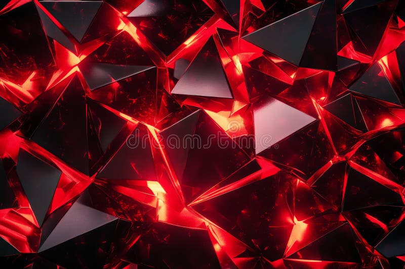 A Dramatic Abstract Background with Deep Reds and Blacks. the 3D ...