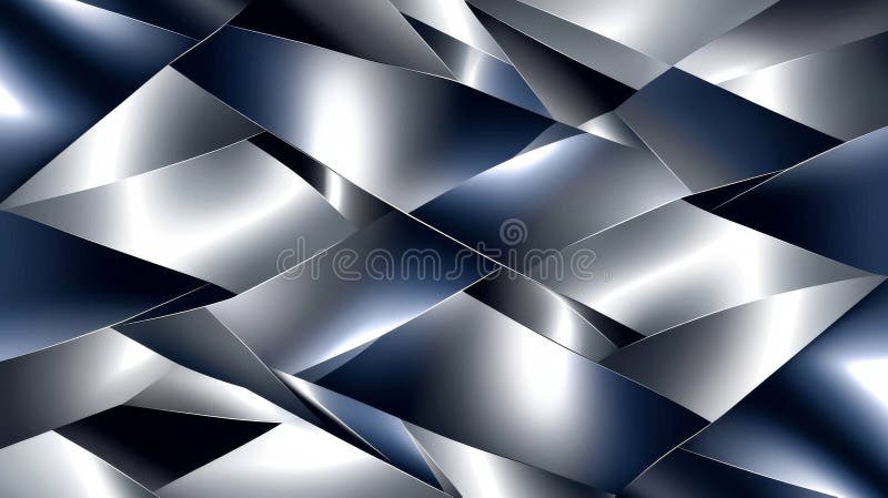 Dramatic Abstract Background with Metallic Geometric Patterns in ...