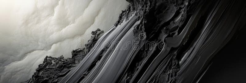Dramatic, Abstract Black and White Background Texture with Bold ...