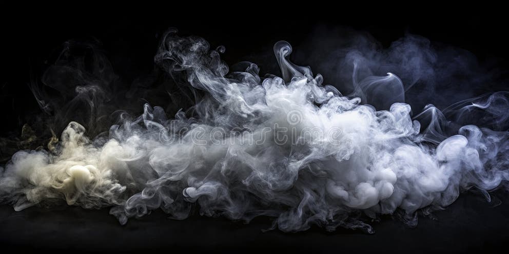 Dramatic Abstract Smoke Background Customizable Black Texture for ...