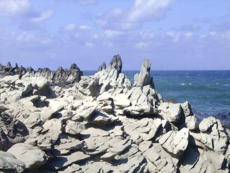 Dramatic and Ancient Lava Formation on Maui Stock Photo - Image of ...