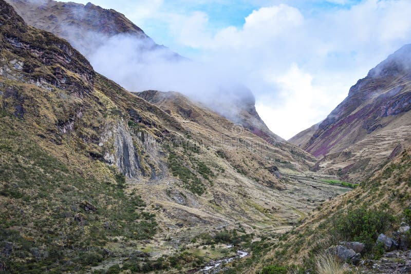 Dramatic Andean Scenery on the Ancascocha Trek in the Cusco Region of ...