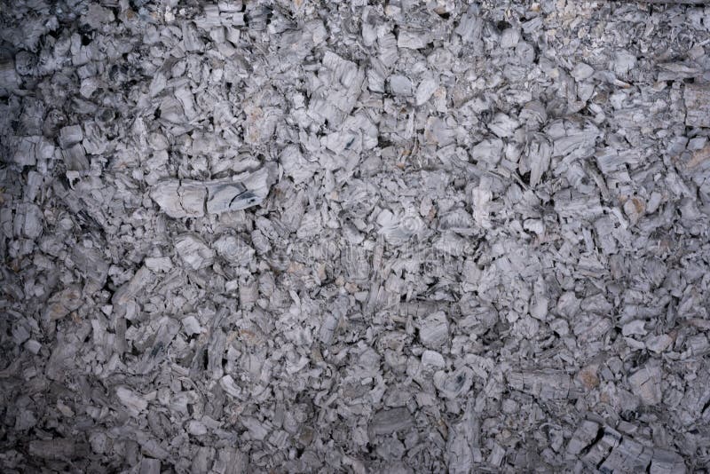 Dramatic Ash Grey Background, Burnt Wood Pieces Left after Fire Stock ...
