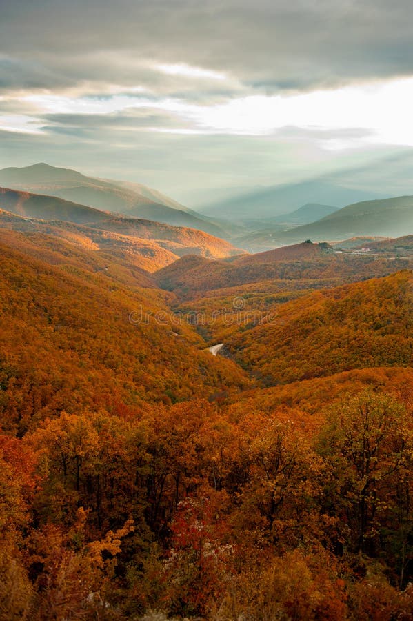 Dramatic autumn sky stock photo. Image of meadow, color - 22320704