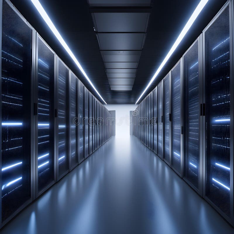 Sprawling High Tech Server Room Stock Illustrations – 18 Sprawling High ...