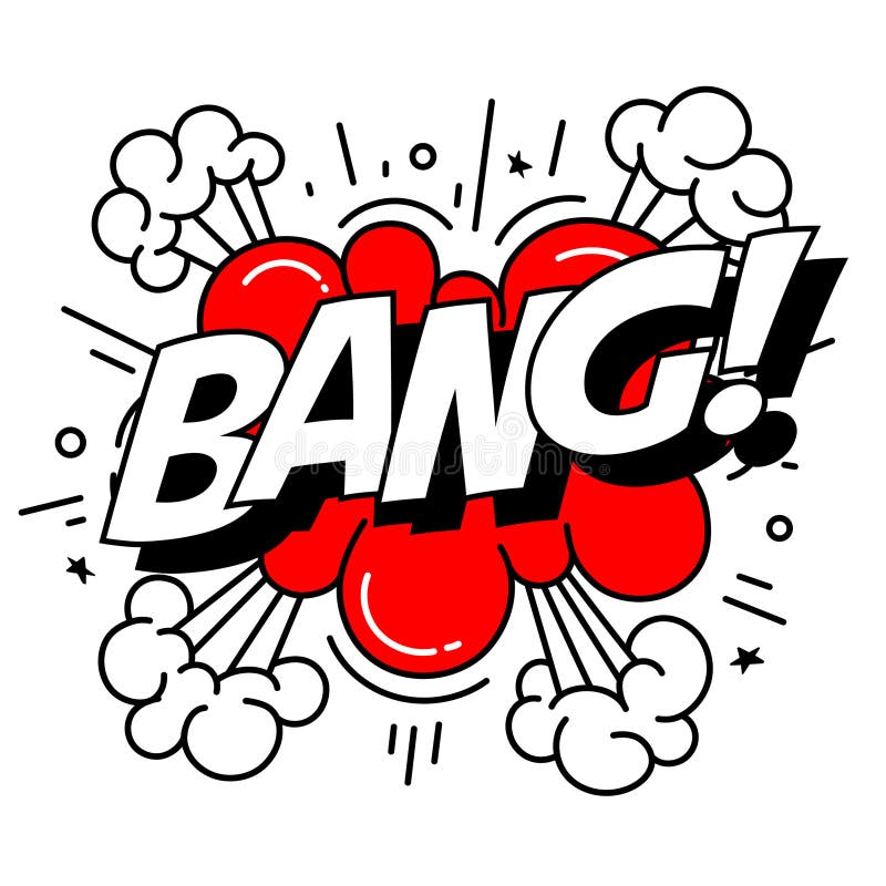 Dramatic BANG Comic Text Effect Stock Vector - Illustration of ...