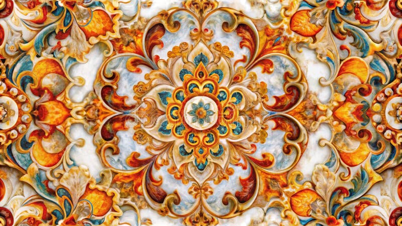 A Dramatic Baroque Stone Silhouette Ancient Architectural Detail ...