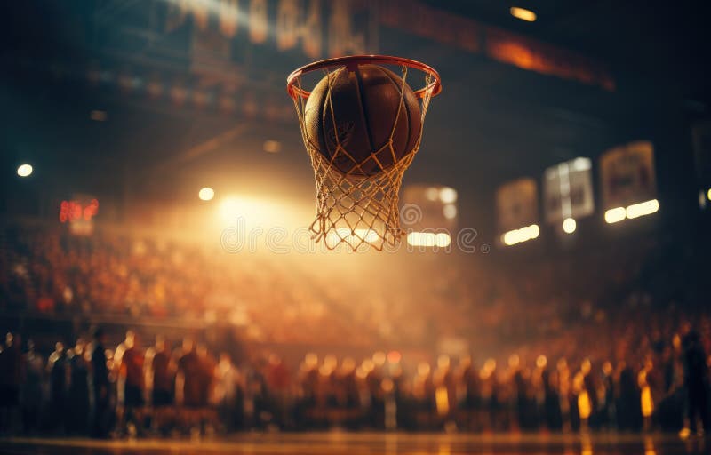 Dramatic Basketball Score stock illustration. Illustration of dark ...