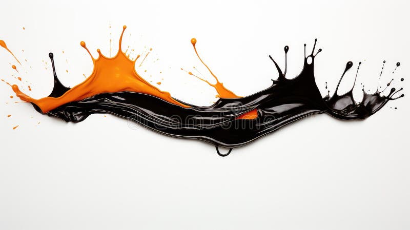Dramatic black drop stock illustration. Illustration of elegance ...