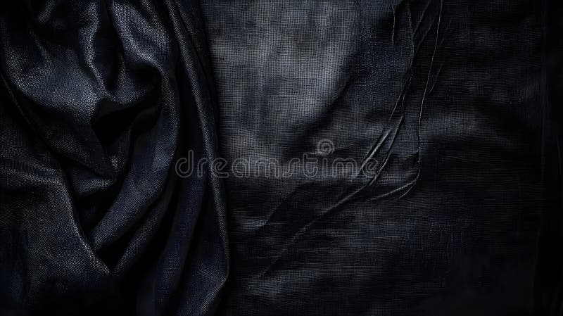 Dramatic Black Fabric Texture Background Draped Royalty Free Image ...